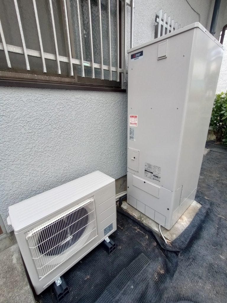 川崎市高津区新作 三菱エコキュートSRT-N376交換工事 – 有限会社 ティーエム設備工業